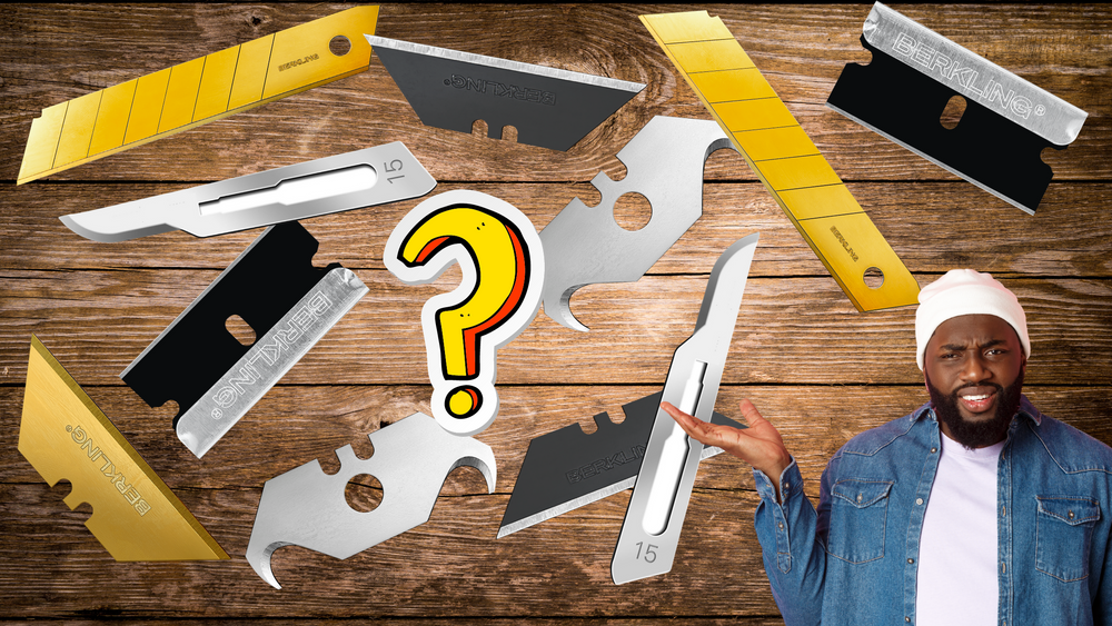 Navigating the World of Utility Blades: Types, Uses, and Tips. - Berkling